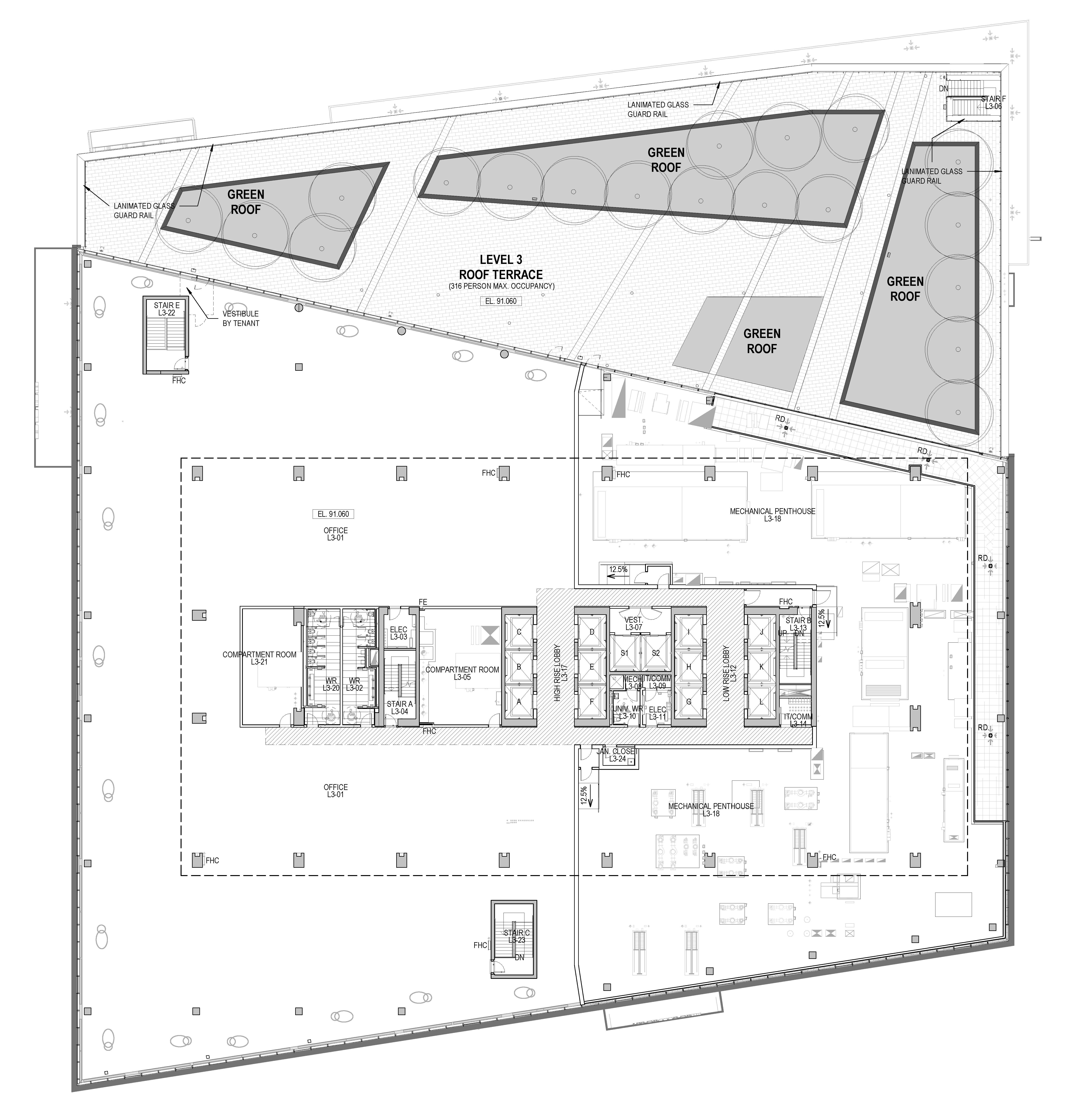 Floor 3 Floorplan | 100 Queens Quay East